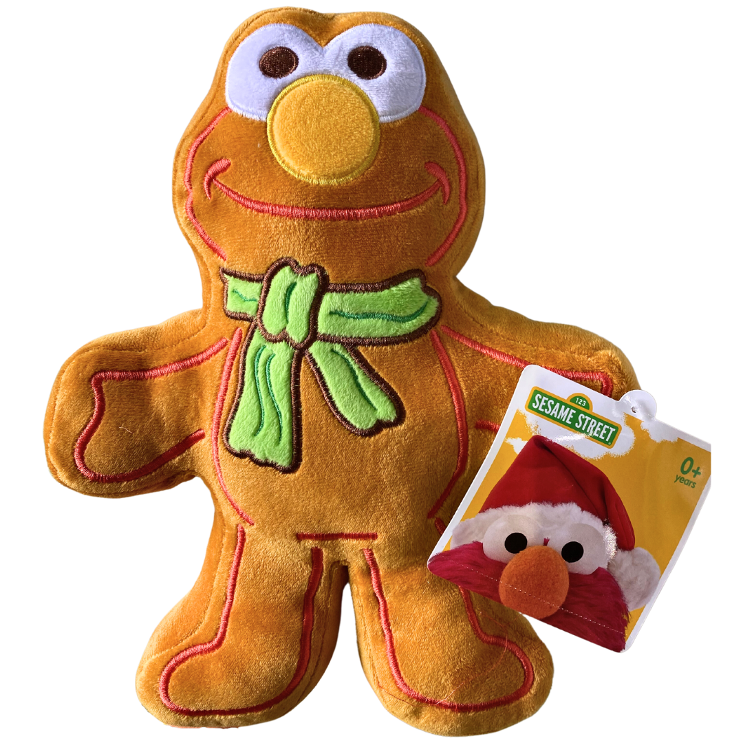 Sesame Street Gingerbread Elmo Plush | Theme Park Finds